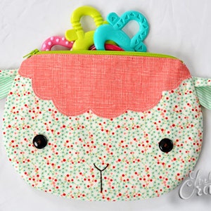 Little Lamb Zippy Critter PDF Pattern, Sewing Pattern, PDF Sewing ...