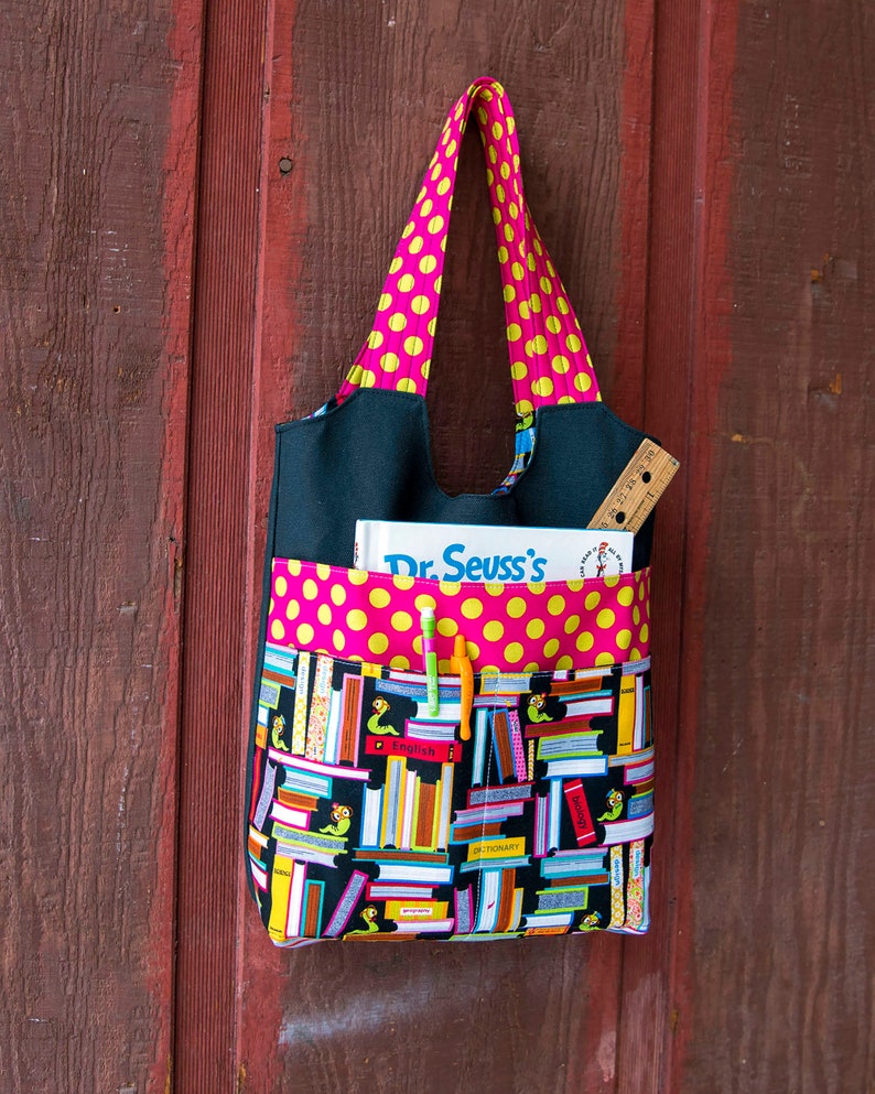 Three Pocket Tote PDF Pattern Sewing Pattern PDF Sewing | Etsy