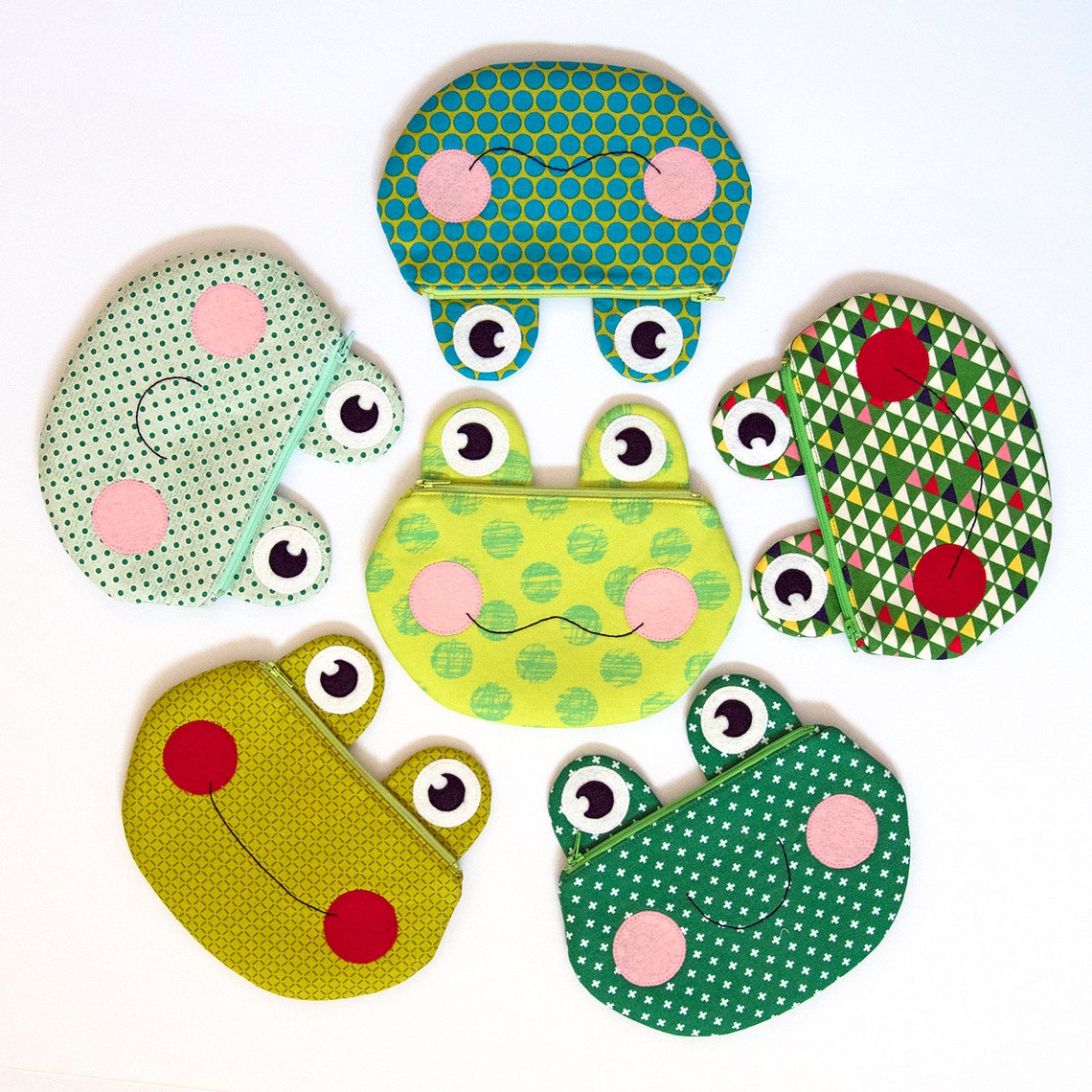 Frog Zippy Critter PDF Pattern Sewing Pattern School - Etsy