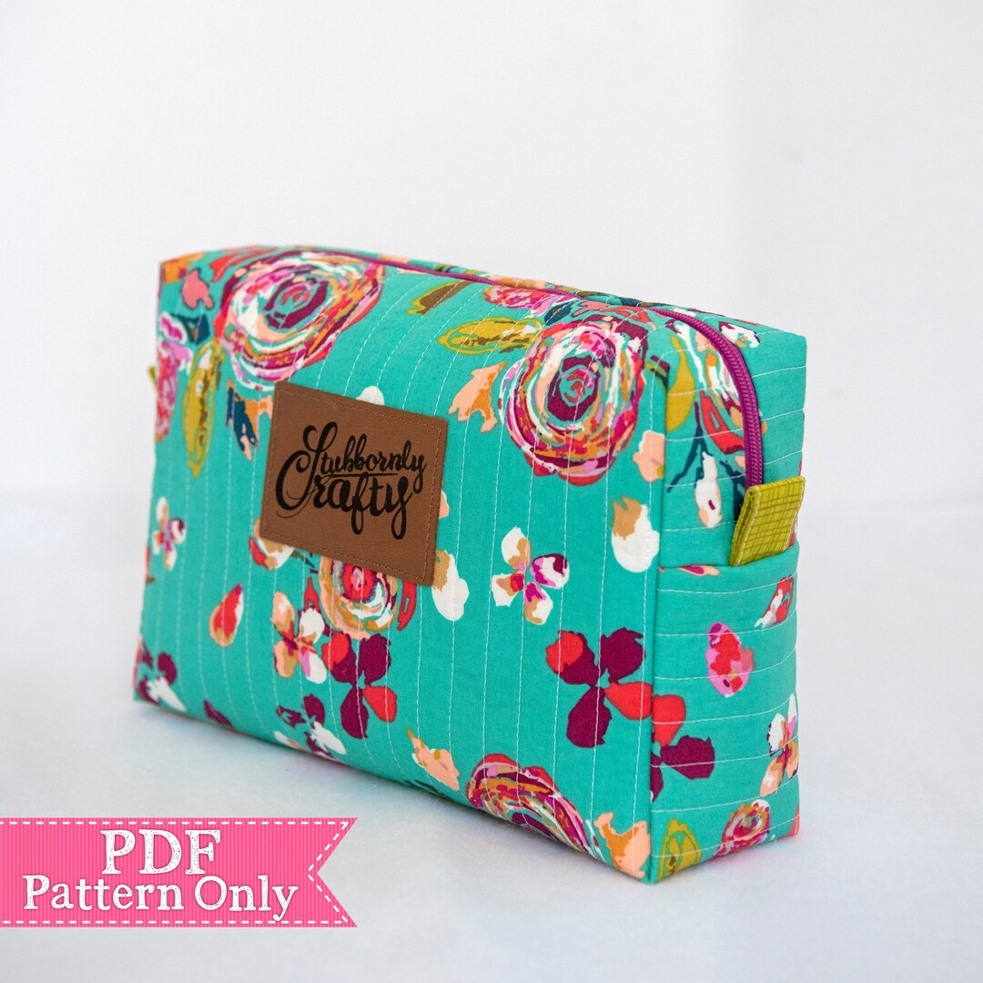 Trusty Travel Pouch PDF Pattern, Zipper Pouch Sewing Pattern, School ...