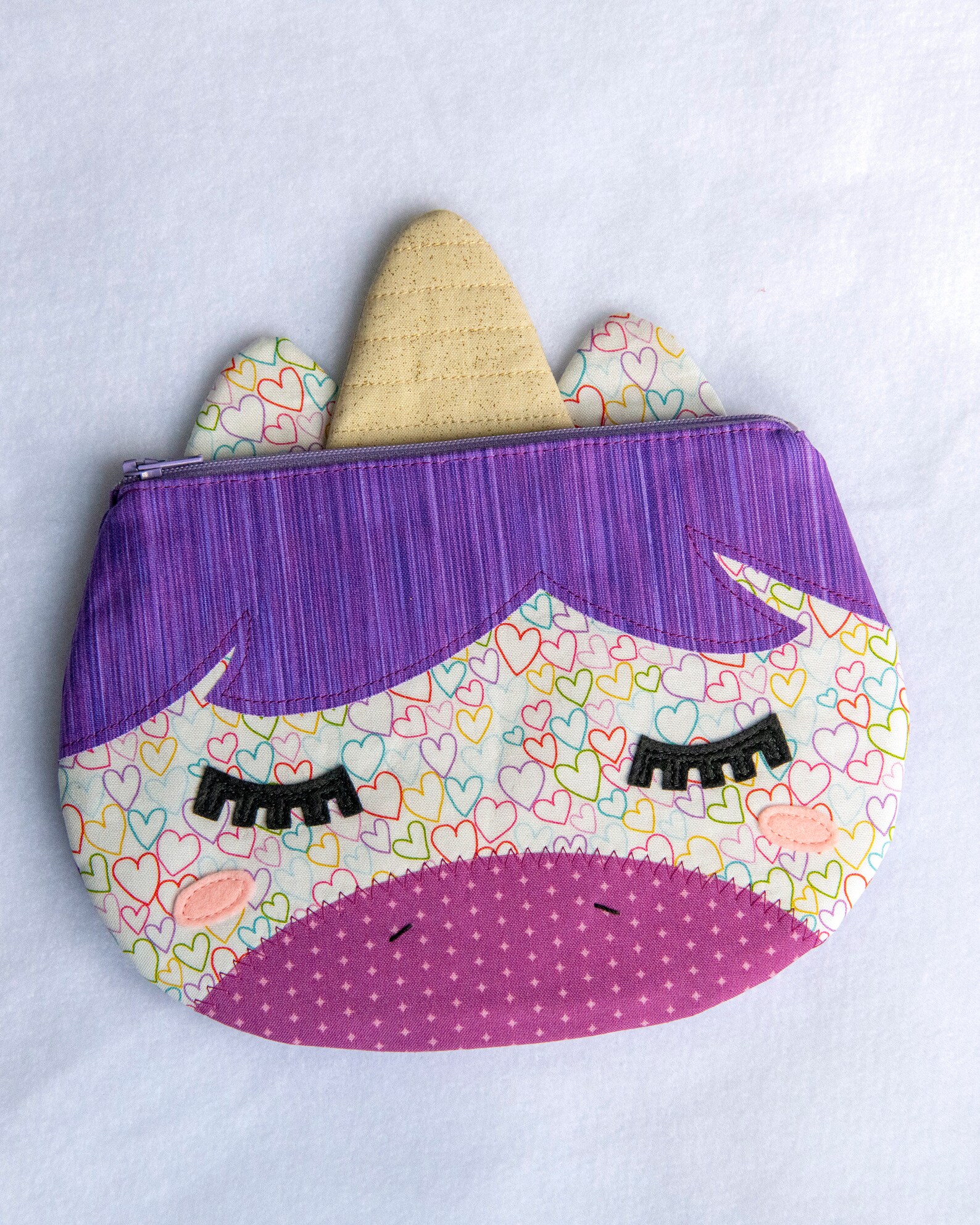 NEW! Unicorn Zippy Critter PDF Pattern, Sewing Pattern, School Supplies ...