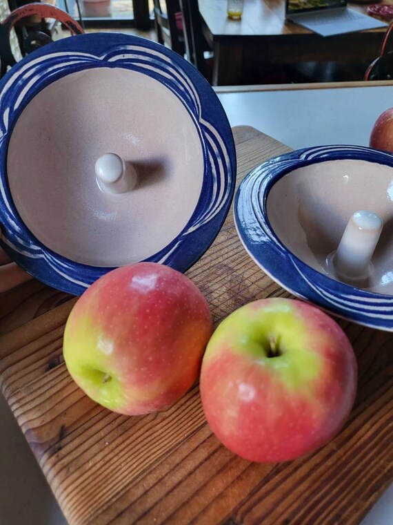 Set of Two Original Apple Baker Paris Maine Ceramic Pottery - Etsy