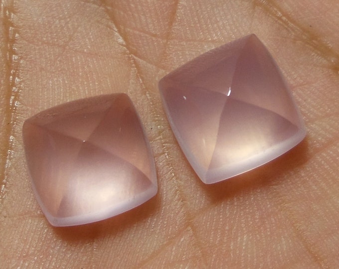 16.7 Carat 12x11.8 MM Natural Pink Color Sugarloaf Rose Quartz - Etsy
