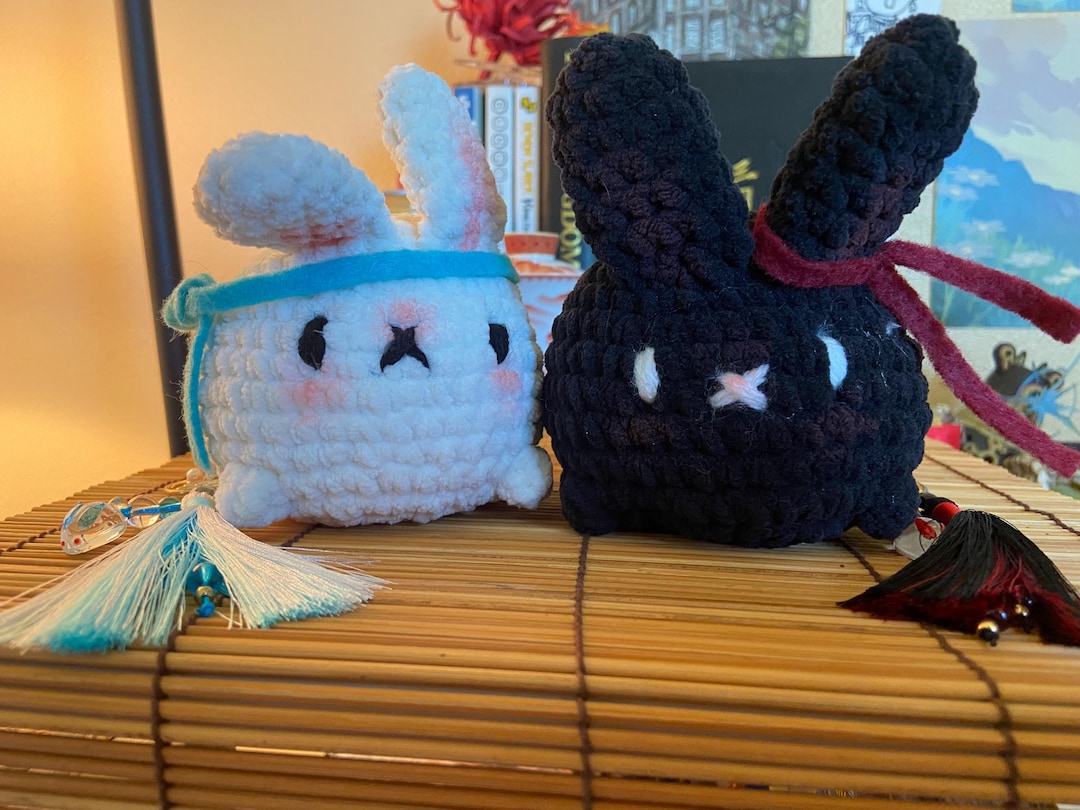 MDZS C-drama Bunny Plushie Set || C-drama Inspired Crochet Plushies ...