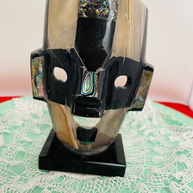 Mosaic Aztec Mask - Etsy UK