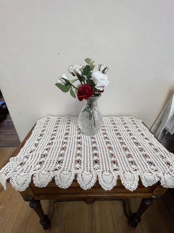 Lace Crochet Chair Backs Table Centre Pieces - Etsy UK