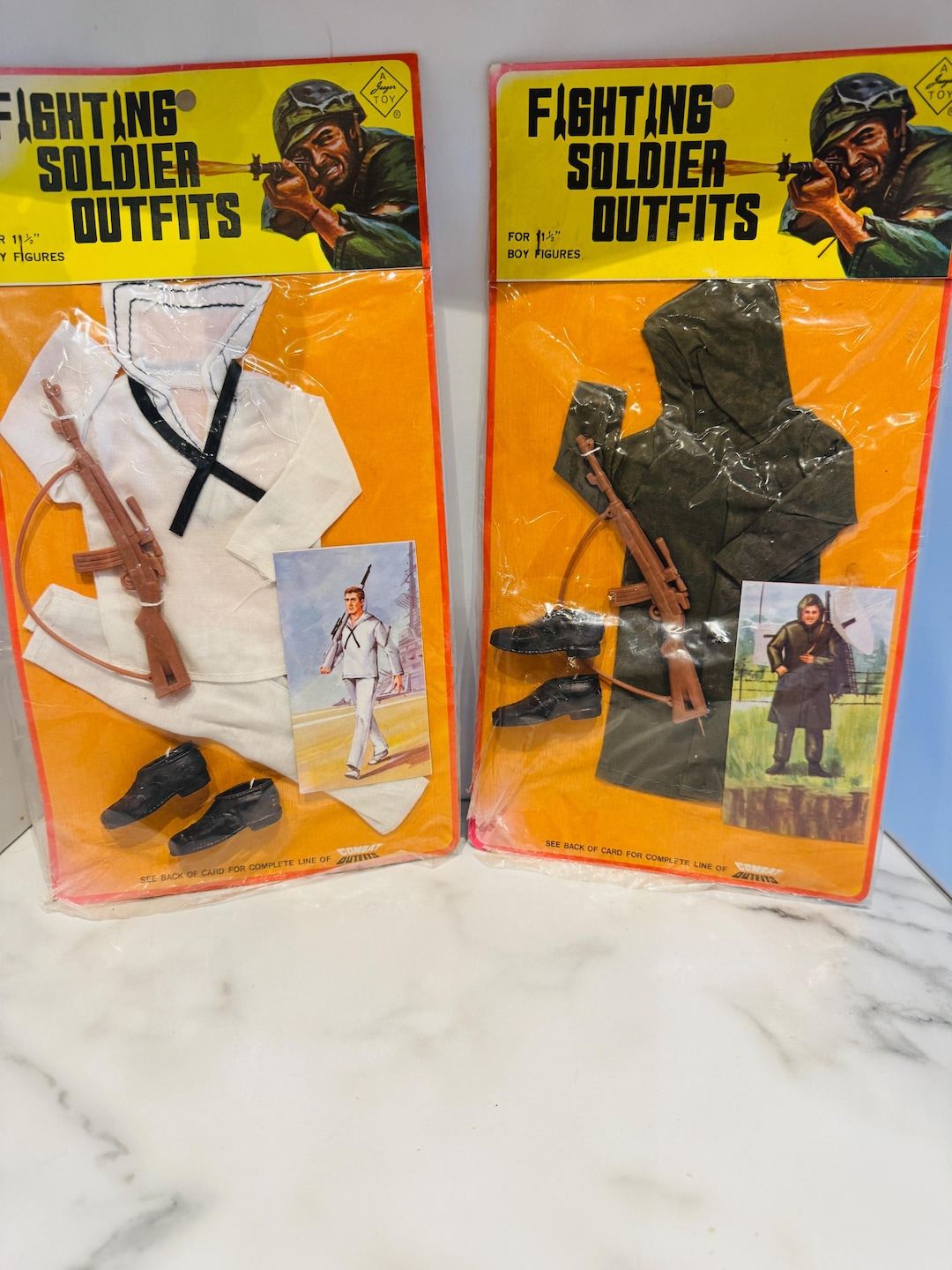 Vintage Fighting Soldier Outfits and Accessories, 70s, Rare, in ...