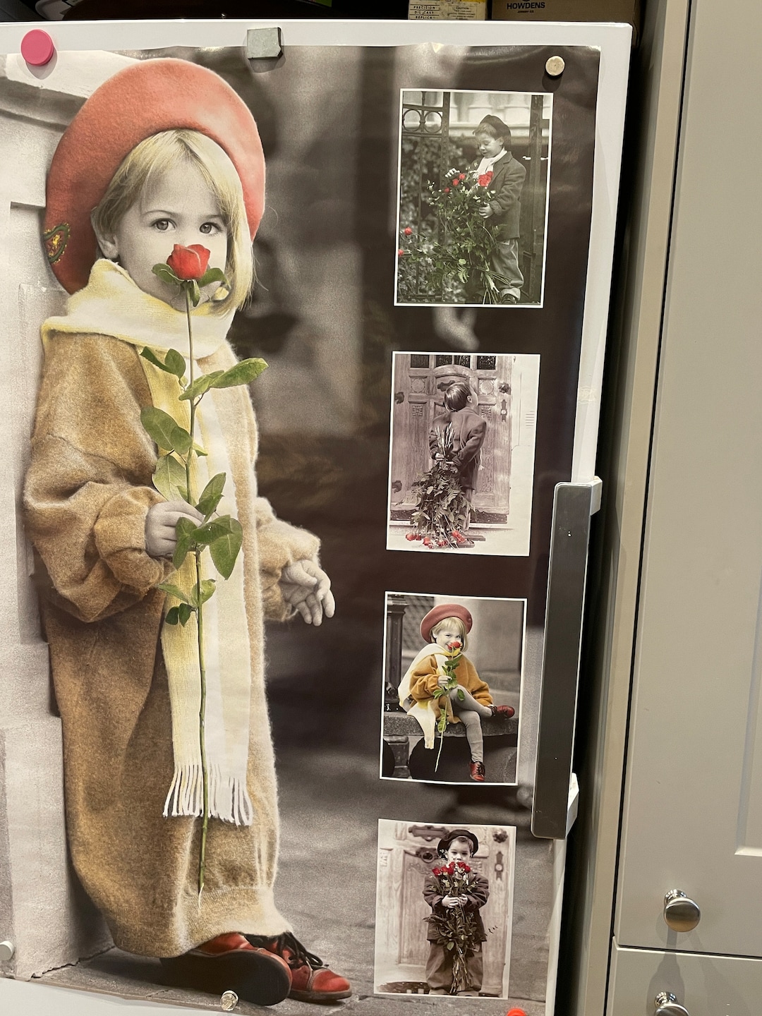 Vintage Verkerke Kim Anderson Poster, Child With Flower as New - Etsy