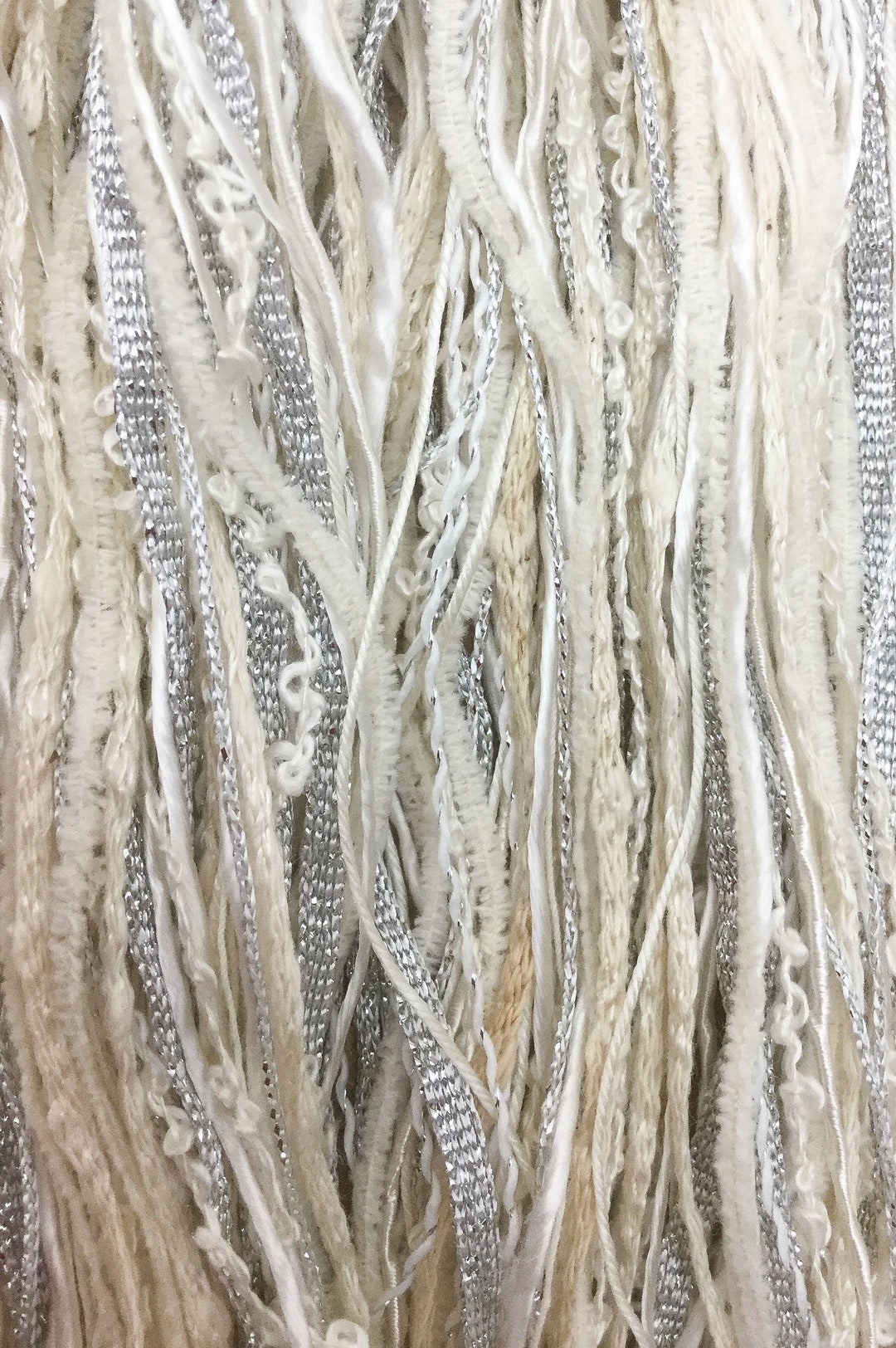 White and Silver, One off Special, Limited Edition, Hand Dyed ...
