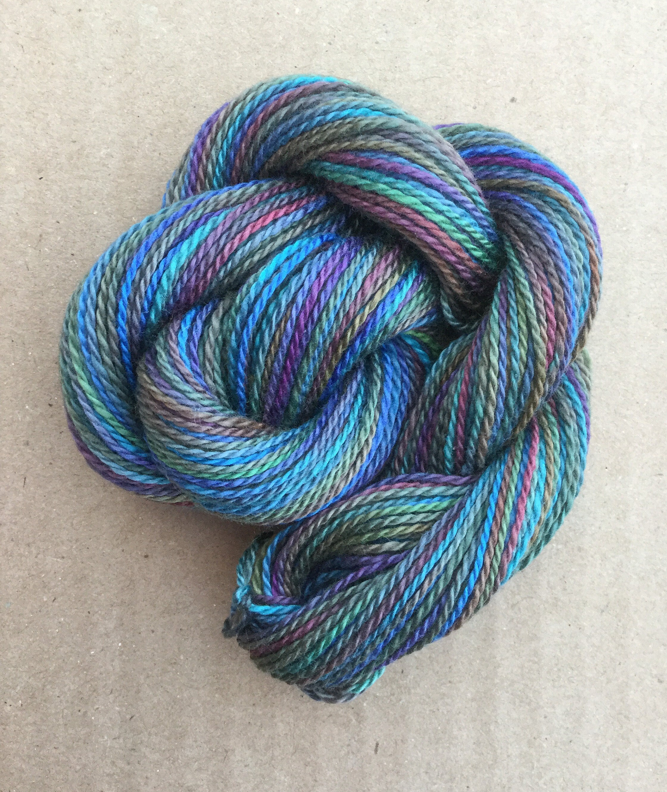 MEDIUM COTTON, Hand Dyed Embroidery Thread, 6/2 wt. (Equivalent to Perle 8)