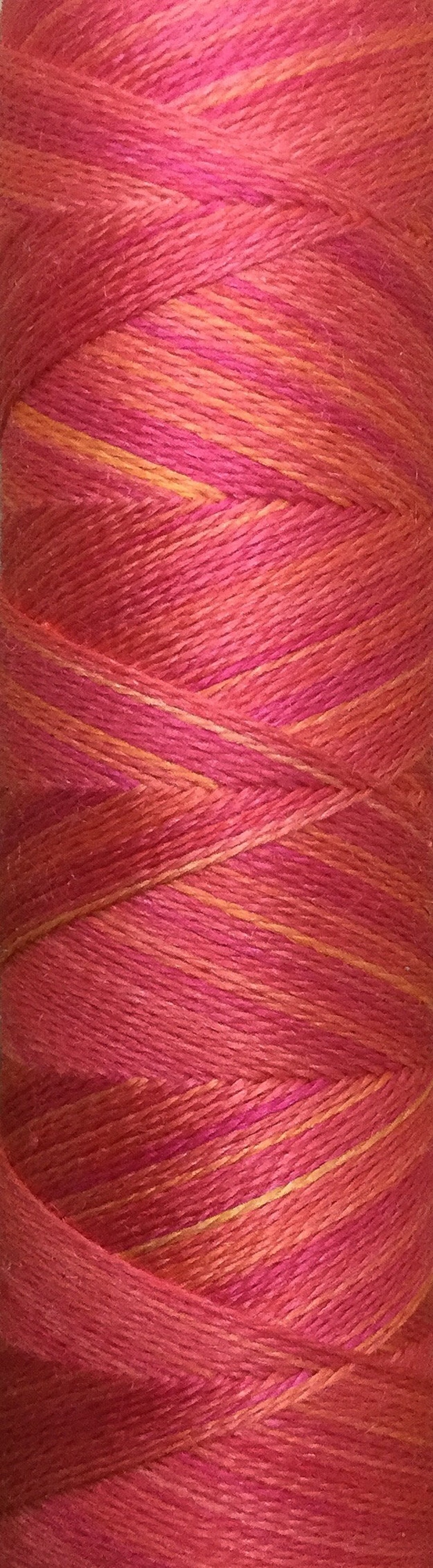 No.13 Sunset, Hand Dyed Silk Machine Thread, Individual Spool 120m ...
