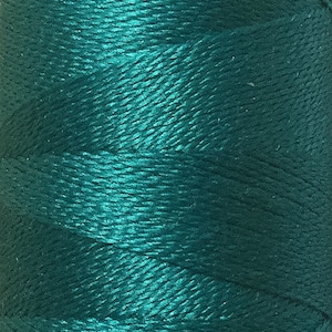 Deep Sea Turquoise, Silk Machine Threads, 100% Mulberry Silk, Plain ...