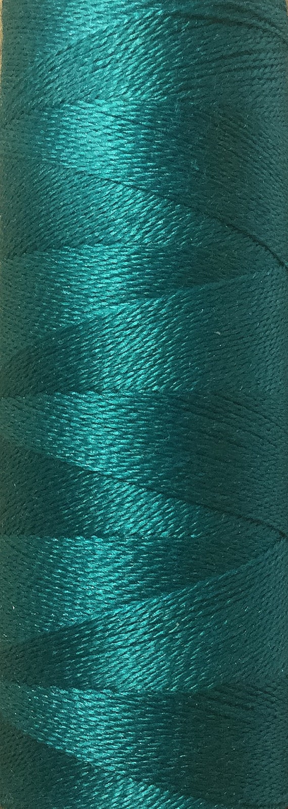 Deep Sea Turquoise Silk Machine Threads 100% Mulberry Silk | Etsy