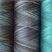 Hand Dyed Quilting Thread, Thread, Machine Quilting Thread, 40 Weight ...