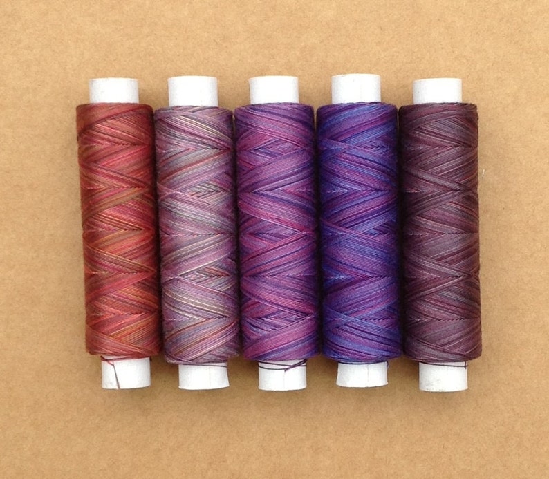 Scottish Heather Hand Dyed Egyptian Cotton Machine Thread - Etsy