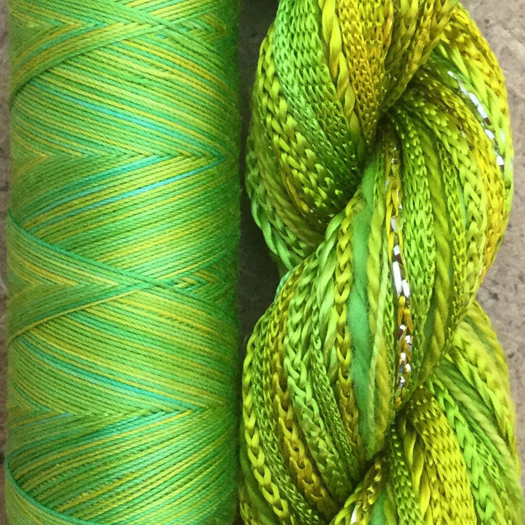 Two of a Kind, No.50 Lime and Lemon, Hand Dyed Thread Selection ...
