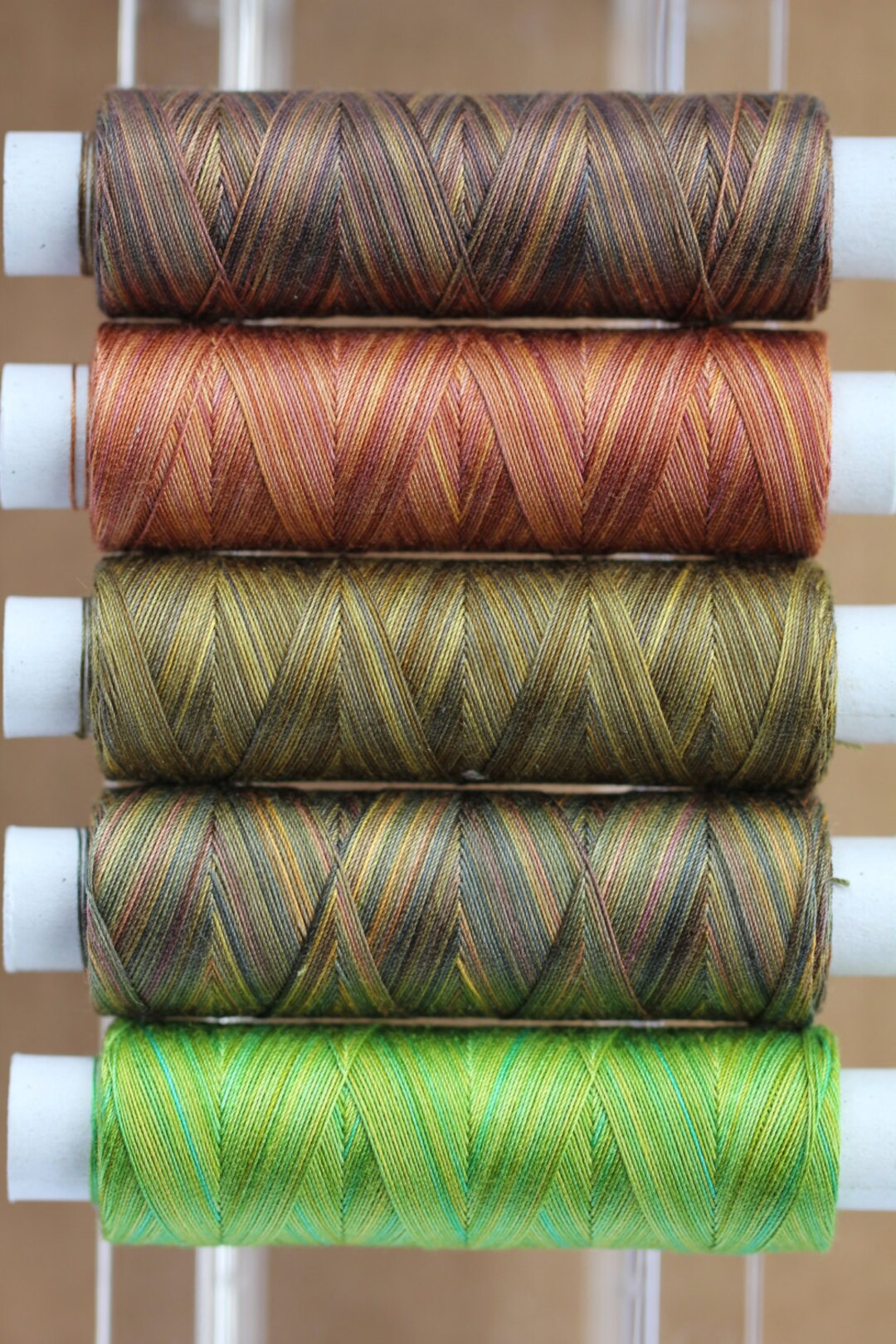 Hand Dyed Cotton Machine Embroidery Thread, Machine Quilting Thread ...