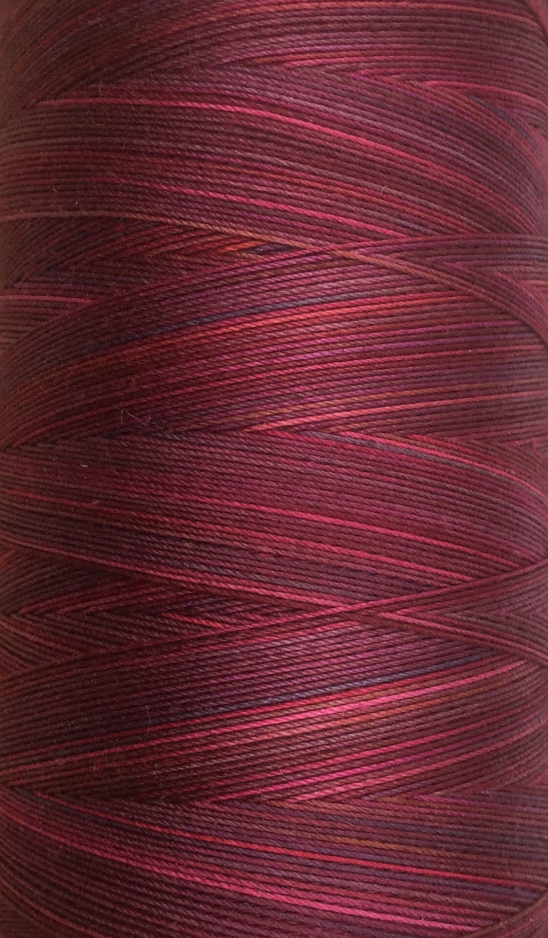 No.17 Ruby, Hand Dyed Cotton Machine Quilting Thread, Machine ...