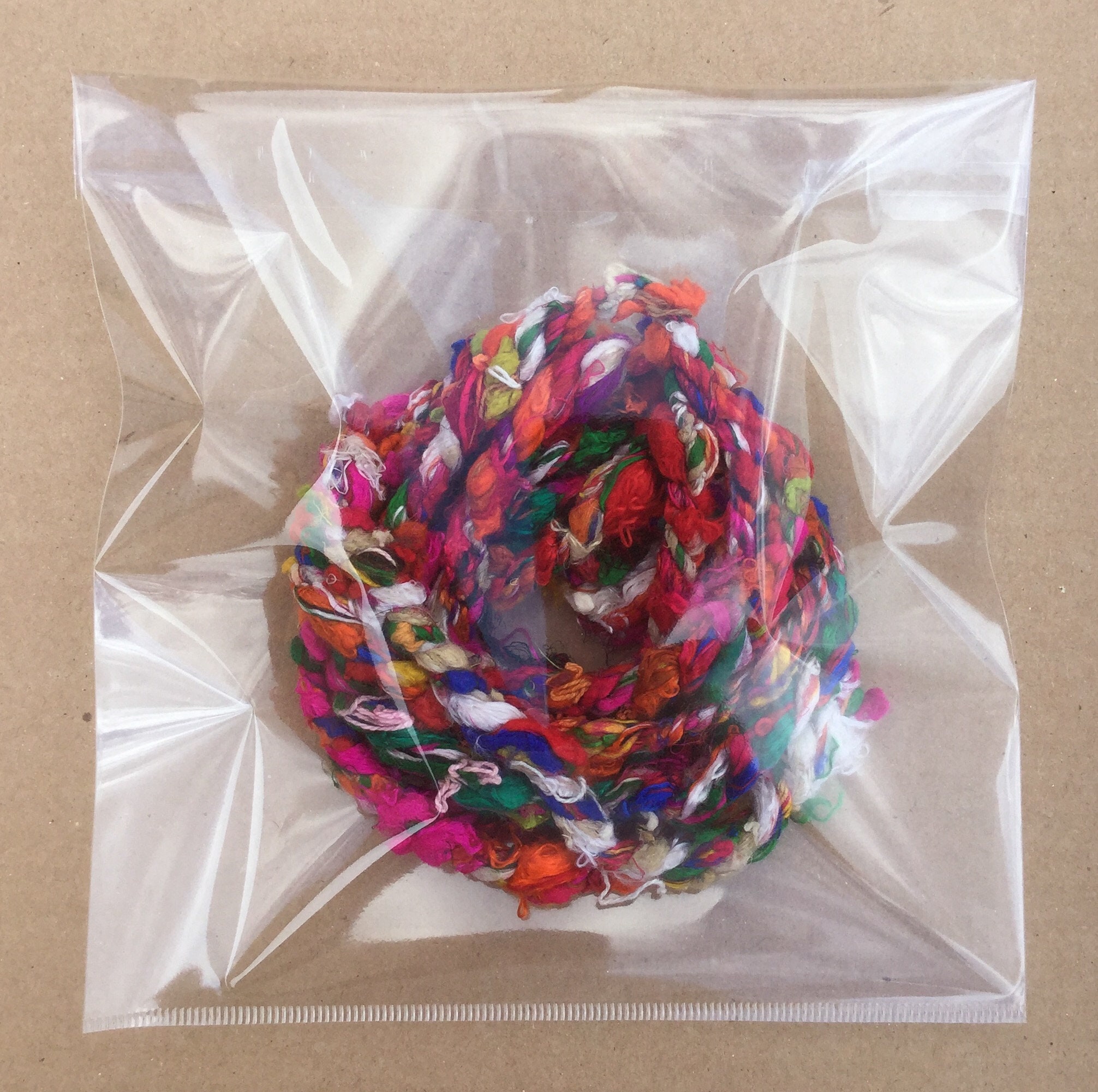 Sari Silk Cording, Variegated Silk Fibre Cord, Artisan Yarn, Exotic ...