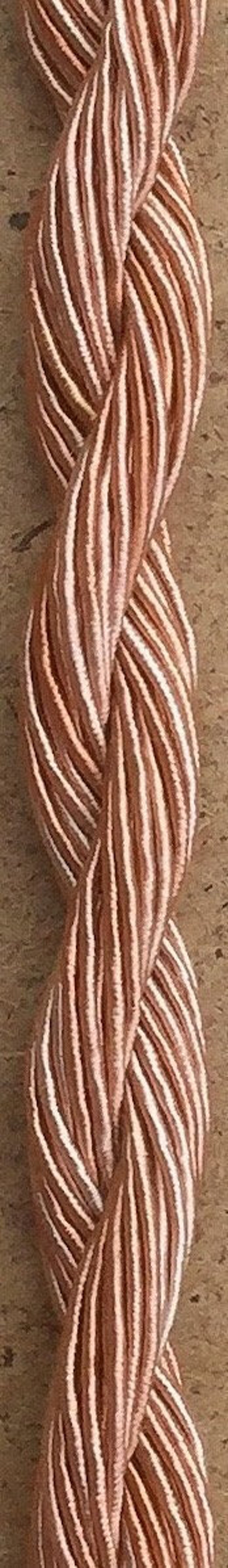 Viscose Gimp Thread, Flesh, Hand Dyed, Rayon Gimp, 10 Metres - Etsy