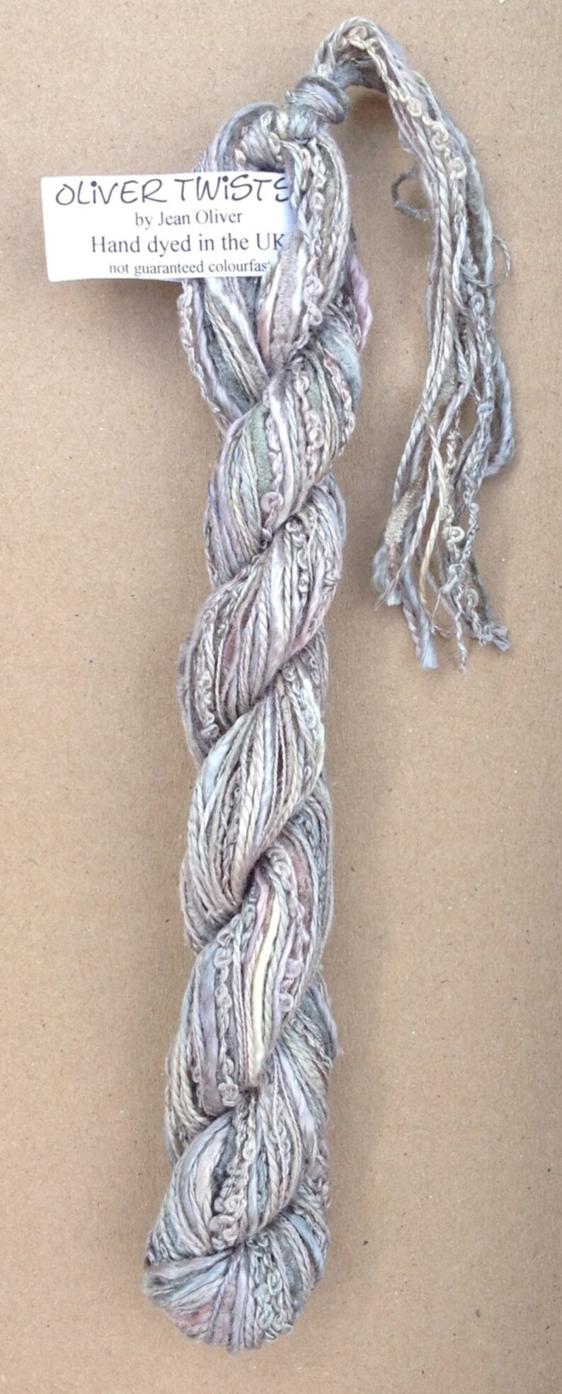 Hand Dyed Silk Thread Selection Silk One Off No. 56 Pebble | Etsy