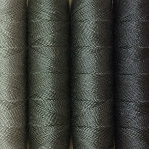 FINE COTTON, 50m Spool (55yds), Embroidery Thread, Flat Dyed Colours ...