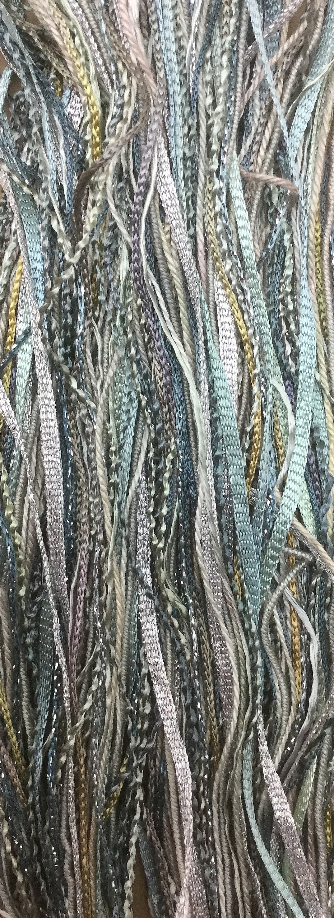 Silver Grey, One off Special, Limited Edition, Hand Dyed Embroidery ...