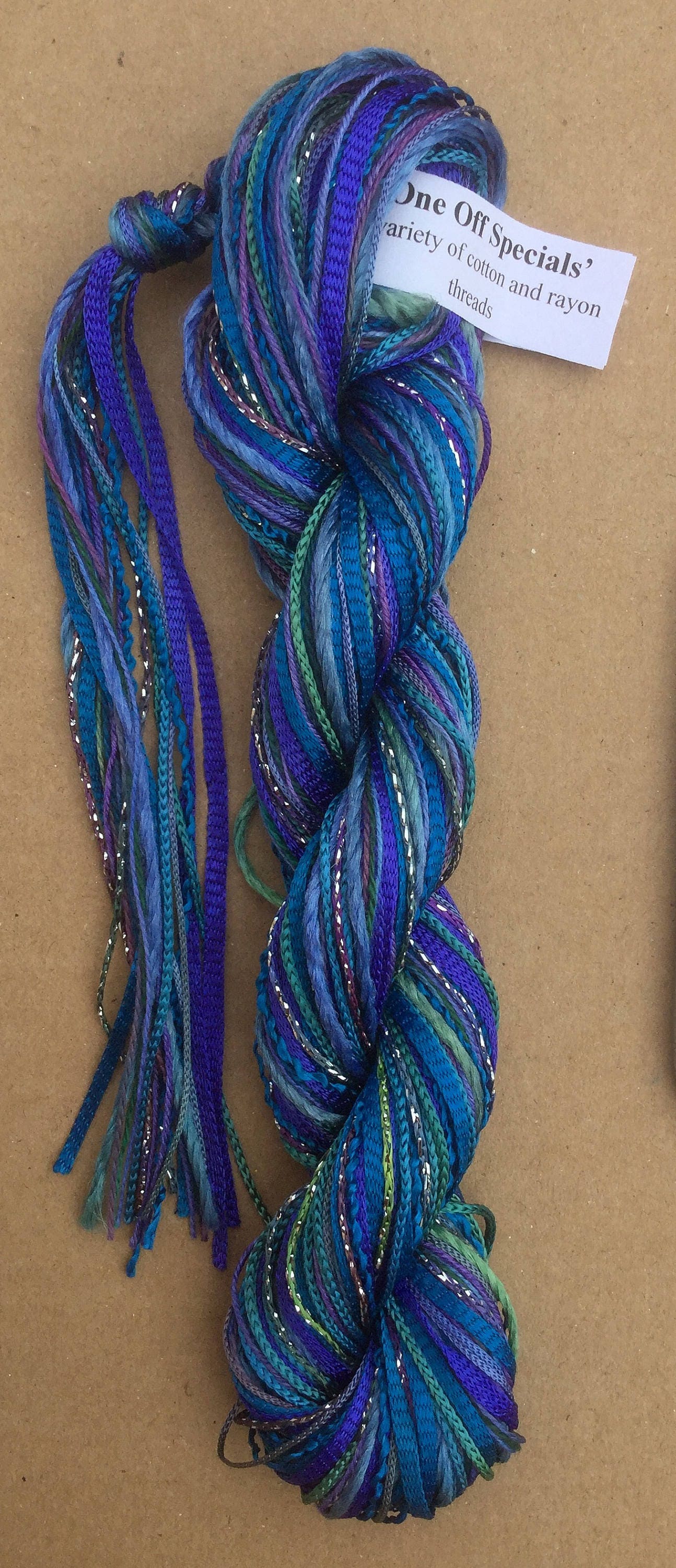 Electric Blue, One Off Special, Limited Edition, Hand Dyed Embroidery ...