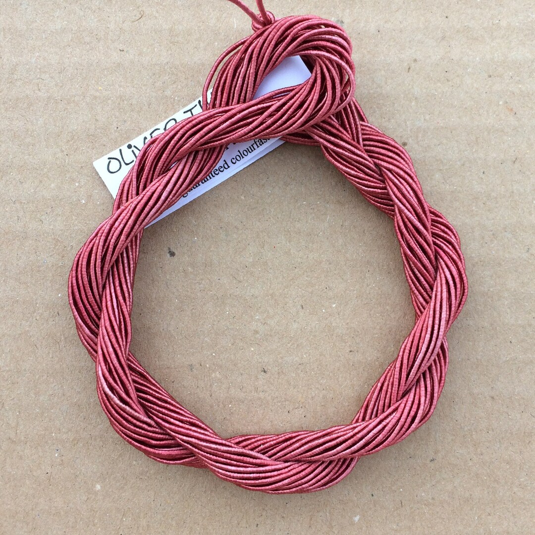 Viscose Gimp Thread, Shell, Hand Dyed, Rayon Gimp, 10 Metres - Etsy UK