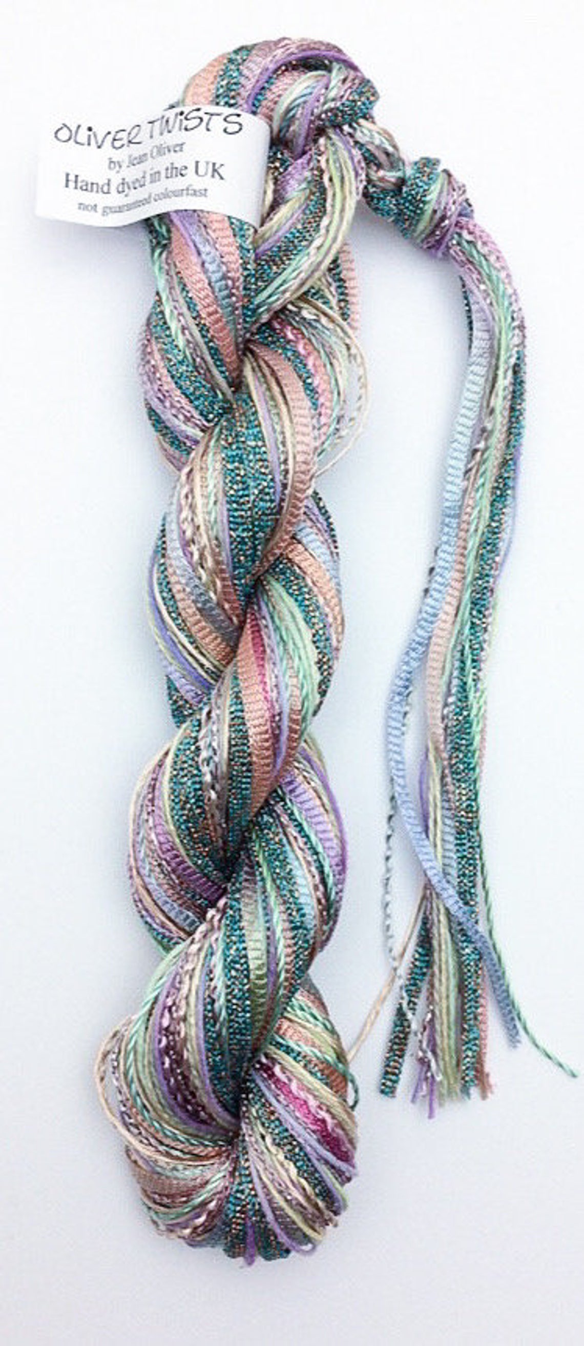 Hand Dyed Embroidery Thread Sherbet Fountain One off | Etsy