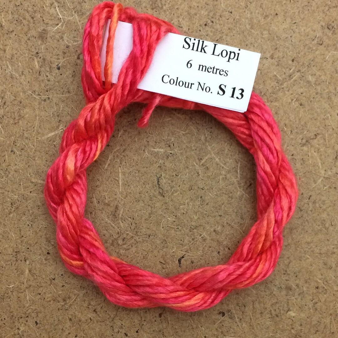 Silk Lopi, No.13 Sunset, Embroidery Thread, Hand Dyed Embroidery Thread ...