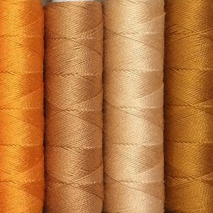 FINE COTTON, 50m Spool (55yds), Embroidery Thread, Flat Dyed Colours ...