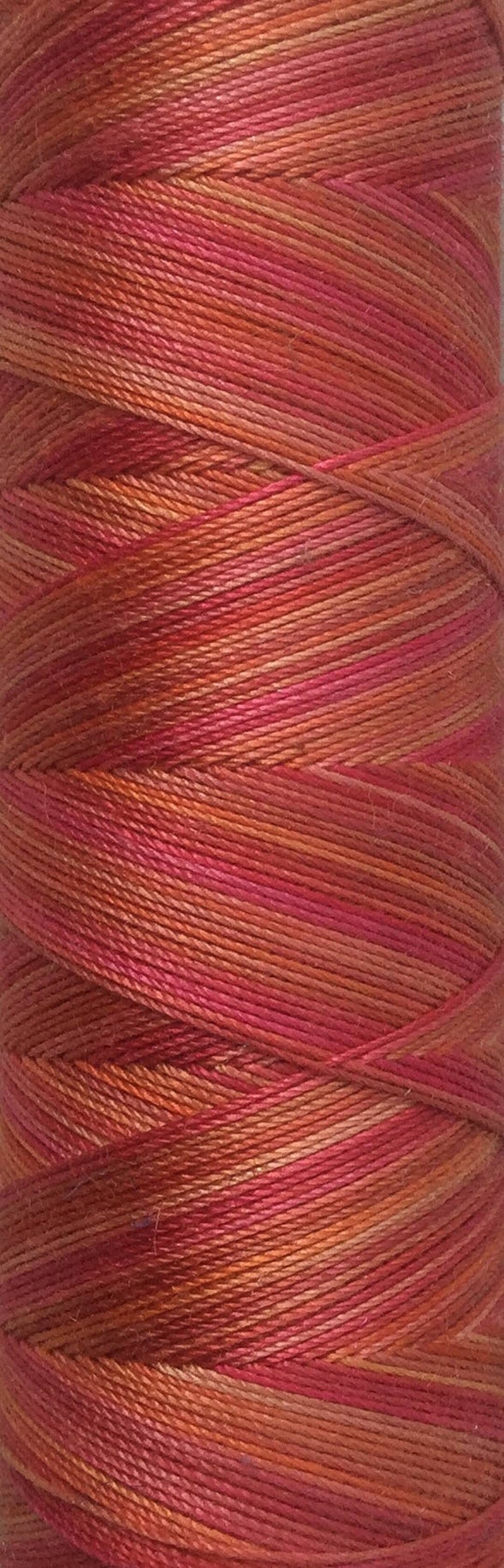 No.13 Sunset, Hand Dyed Cotton Machine Thread, Individual Spool 150m ...