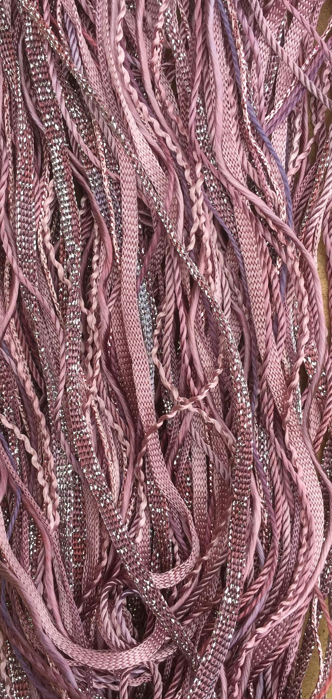 Hand Dyed Embroidery Threads, Dusky Rose, One off Special, Limited ...