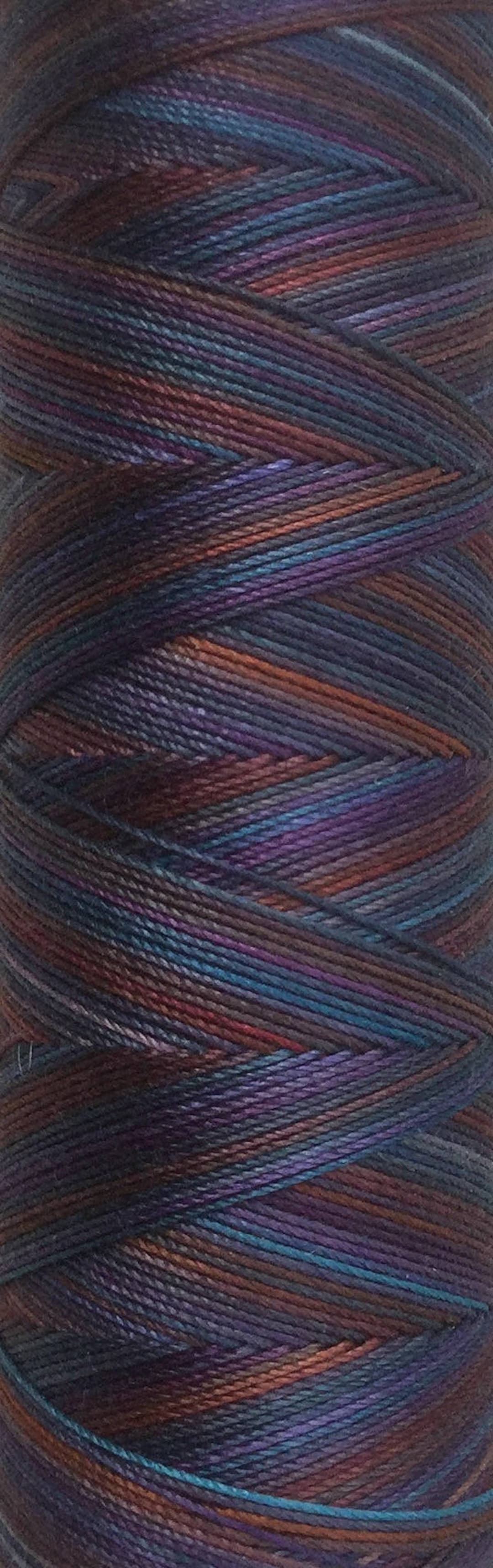 Hand Dyed Cotton Machine Thread, No.19 Black Cherry, Individual Spool ...