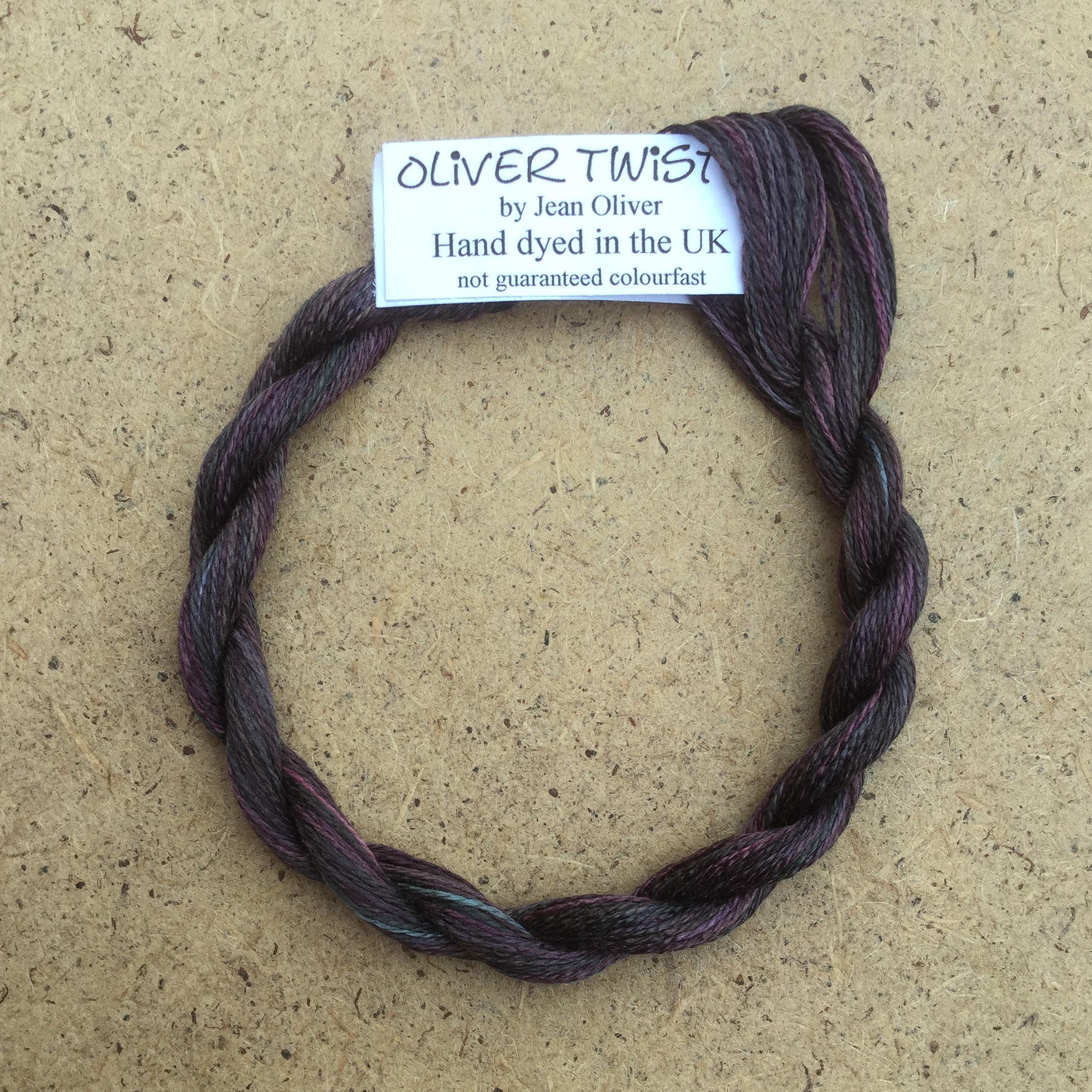 Silk 30/2 No.19 Black Cherry, Embroidery Thread, Hand Dyed Embroidery ...