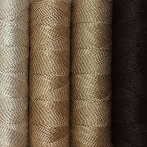 FINE COTTON, 50m Spool (55yds), Embroidery Thread, Flat Dyed Colours ...