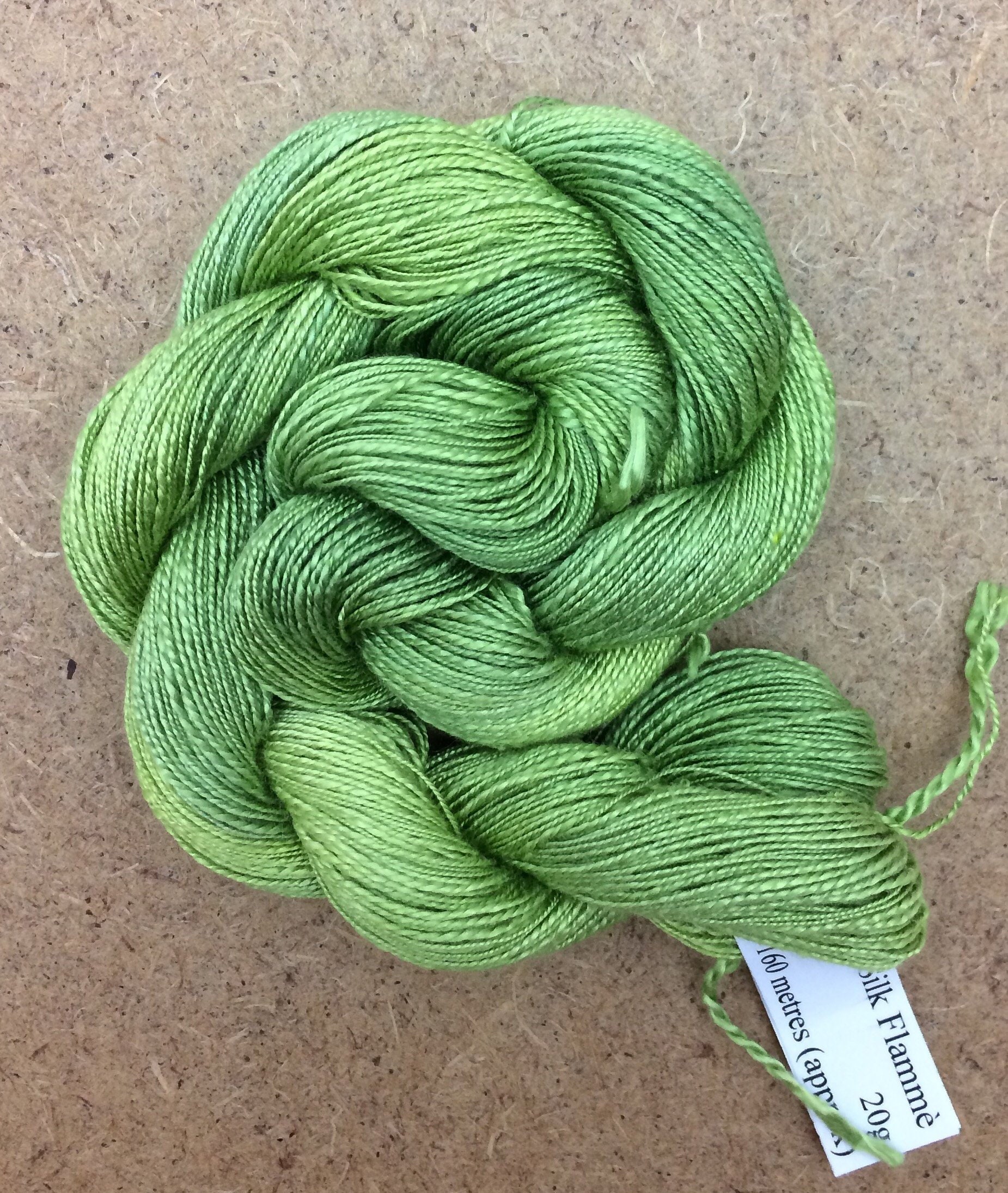 Silk Flamme, Hand Dyed Silk Yarn, Weaving Yarn, Crochet Yarn, No.82 ...