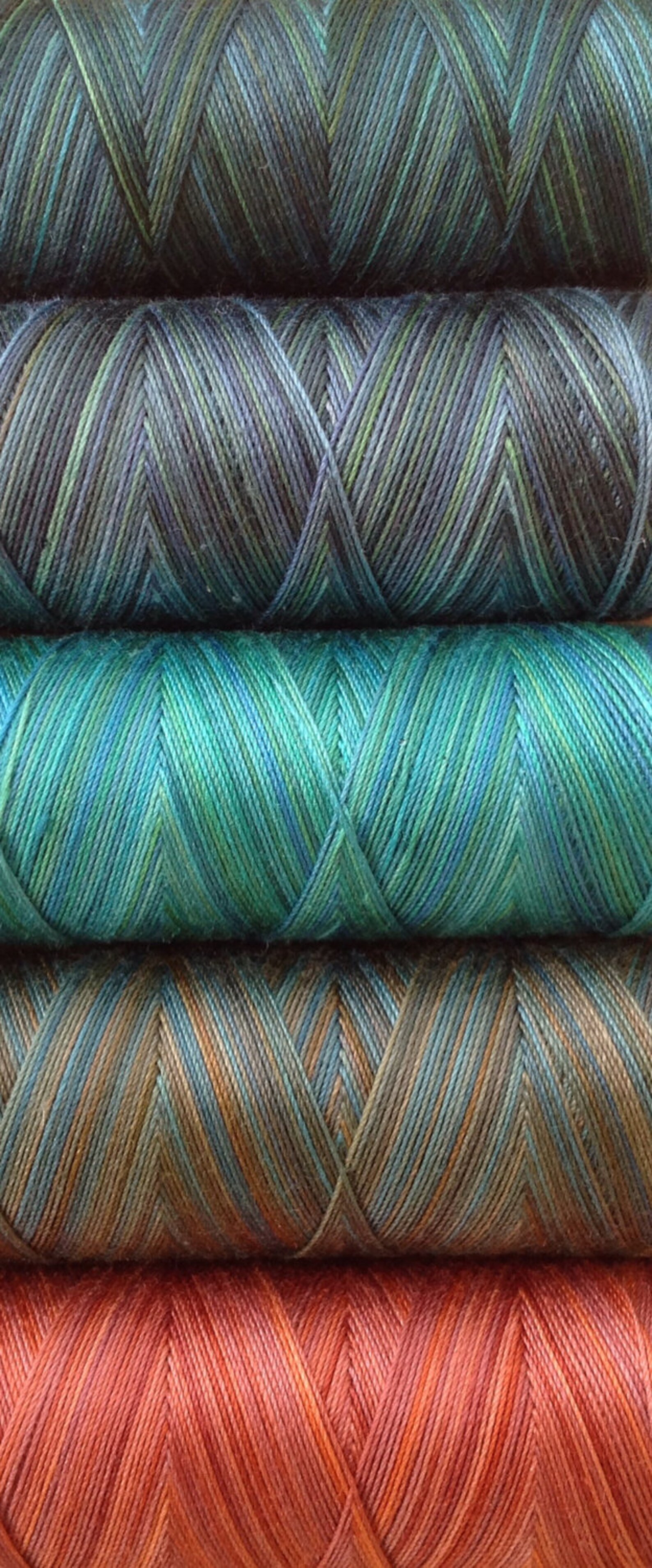 Hand Dyed Quilting Thread Thread Machine Quilting Thread 40 - Etsy UK