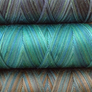 Hand Dyed Quilting Thread, Thread, Machine Quilting Thread, 40 Weight ...