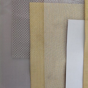 Metal Mesh Selection Pack, Woven Metal Cloth, Brass, Copper, Stainless ...