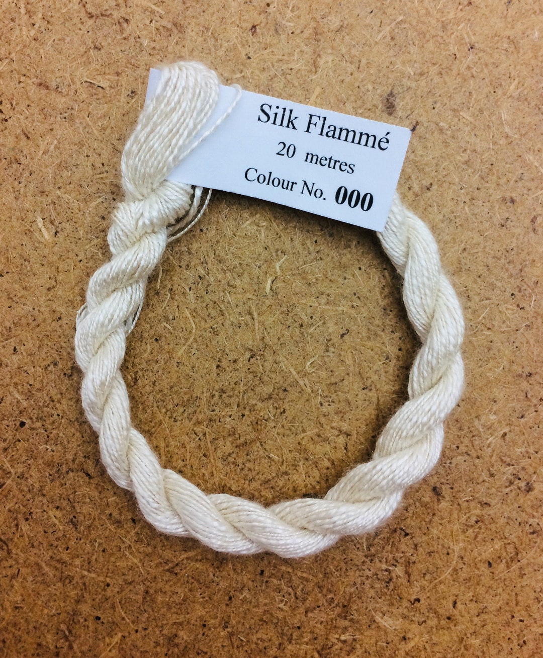 Silk Flamme, 20m, Silk Yarn, Weaving Yarn, Crochet Yarn, Natural ...