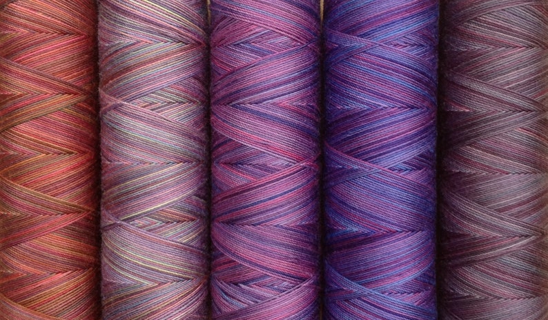 Scottish Heather Hand Dyed Egyptian Cotton Machine Thread - Etsy