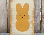 Primitive Peep Sign Wooden Peep Block - Etsy