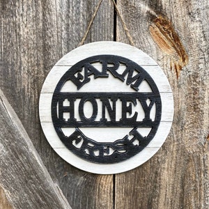 Farm Fresh Honey Sign, Farmhouse Decor - Etsy