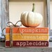 Faux Book Stack, Fall Book Stack, Fall Decor, Farmhouse Fall Decor ...