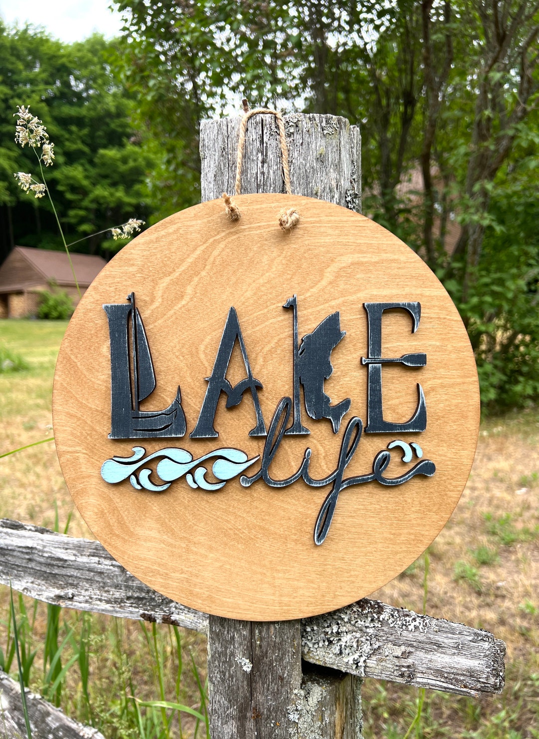 Lake Life, Lake Sign, Lake House Decor - Etsy