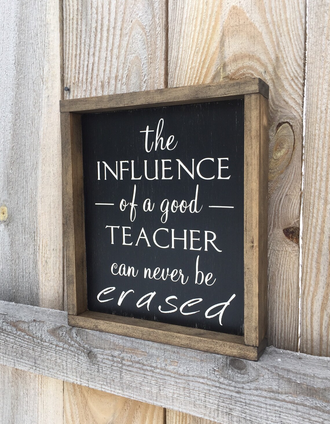 The influence of a good teacher teacher gift inspirational | Etsy