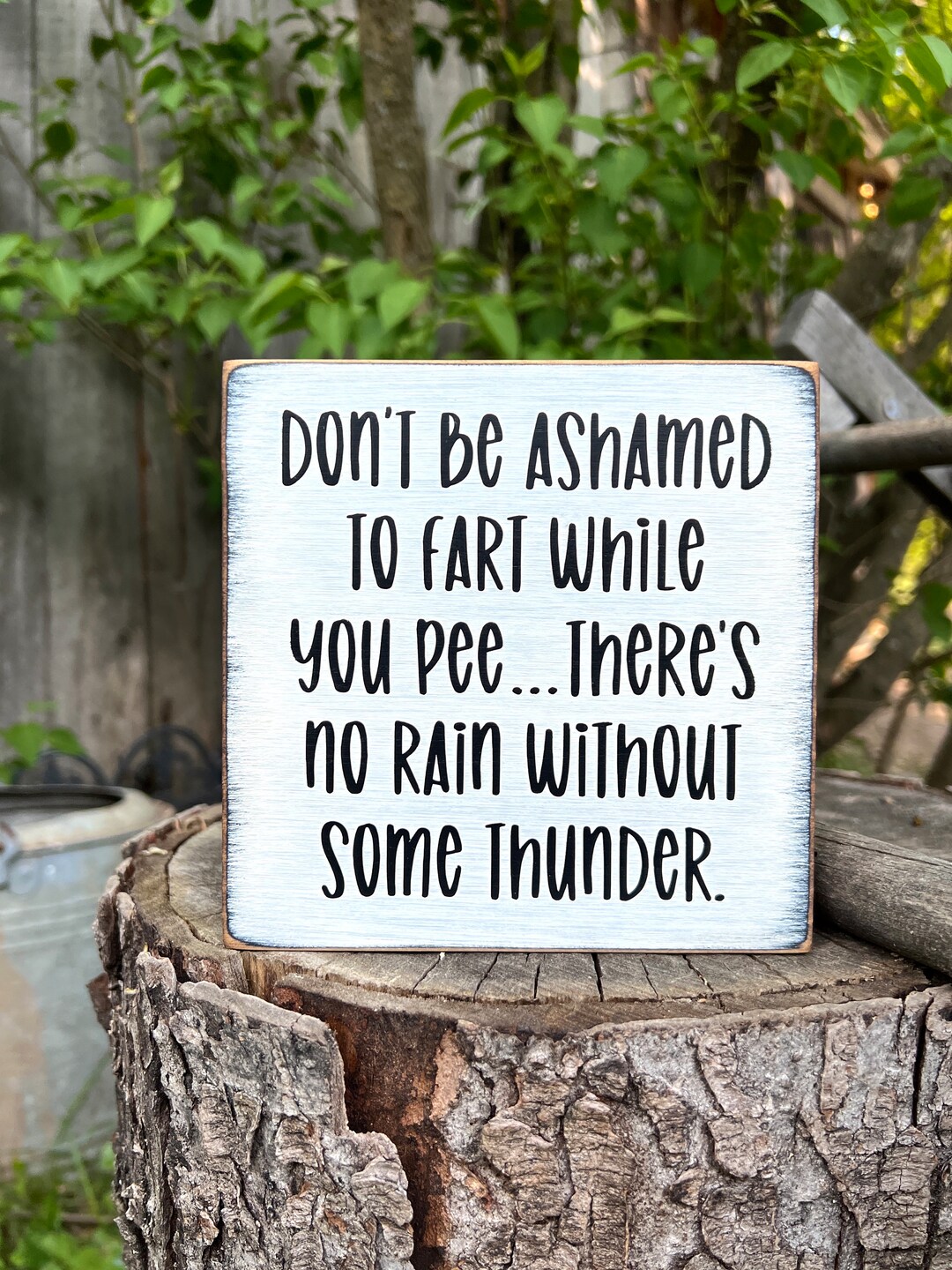 Fart Sign, Funny Bathroom Sign, Farmhouse Bathroom Decor - Etsy