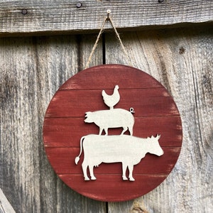 Farm Animal Sign, Farm Sign, Farmhouse Decor - Etsy